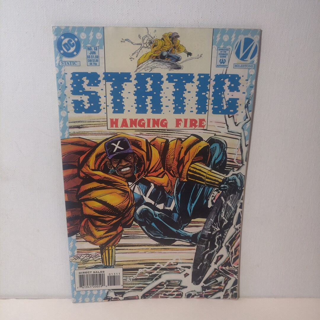 Static Hanging Fire #13 DC Comics Reader Copy VG Condition Complete ...