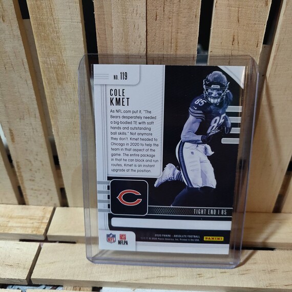 Cole Kmet Rookie RC 2020 Absolute Football Card Panini Chicago Bears ...