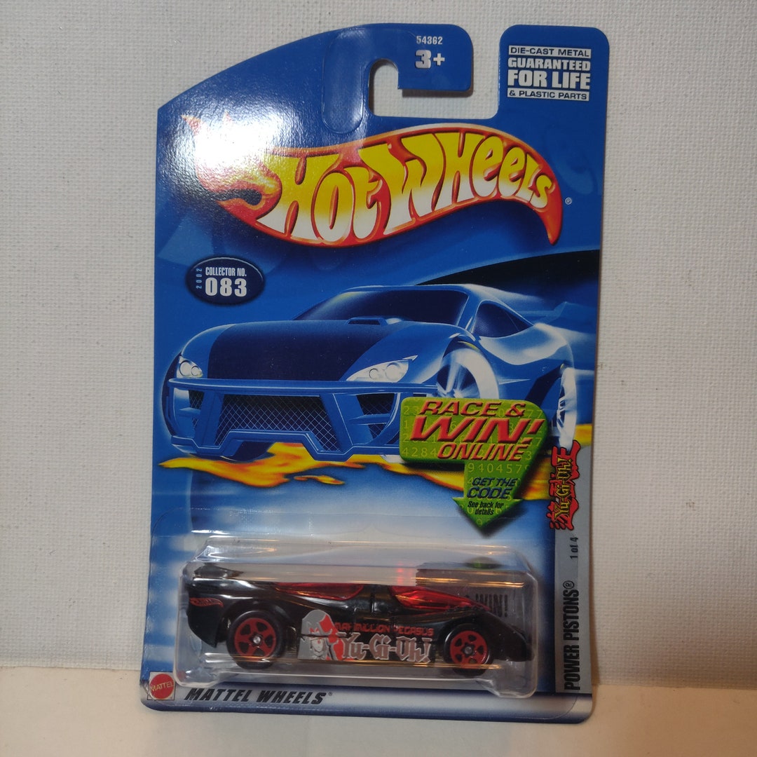Yu Gi Oh Power Pistons Hot Wheels Car Toy Sealed Package 2002 Number 83 ...