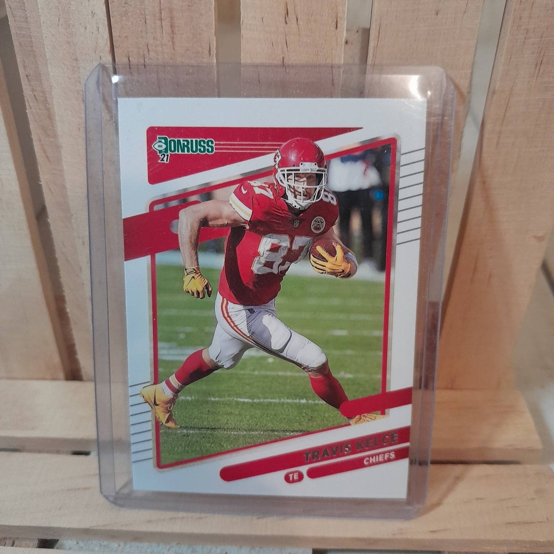 Travis Kelce 2021 Donruss Football Card Kansas City Chiefs Star Player ...