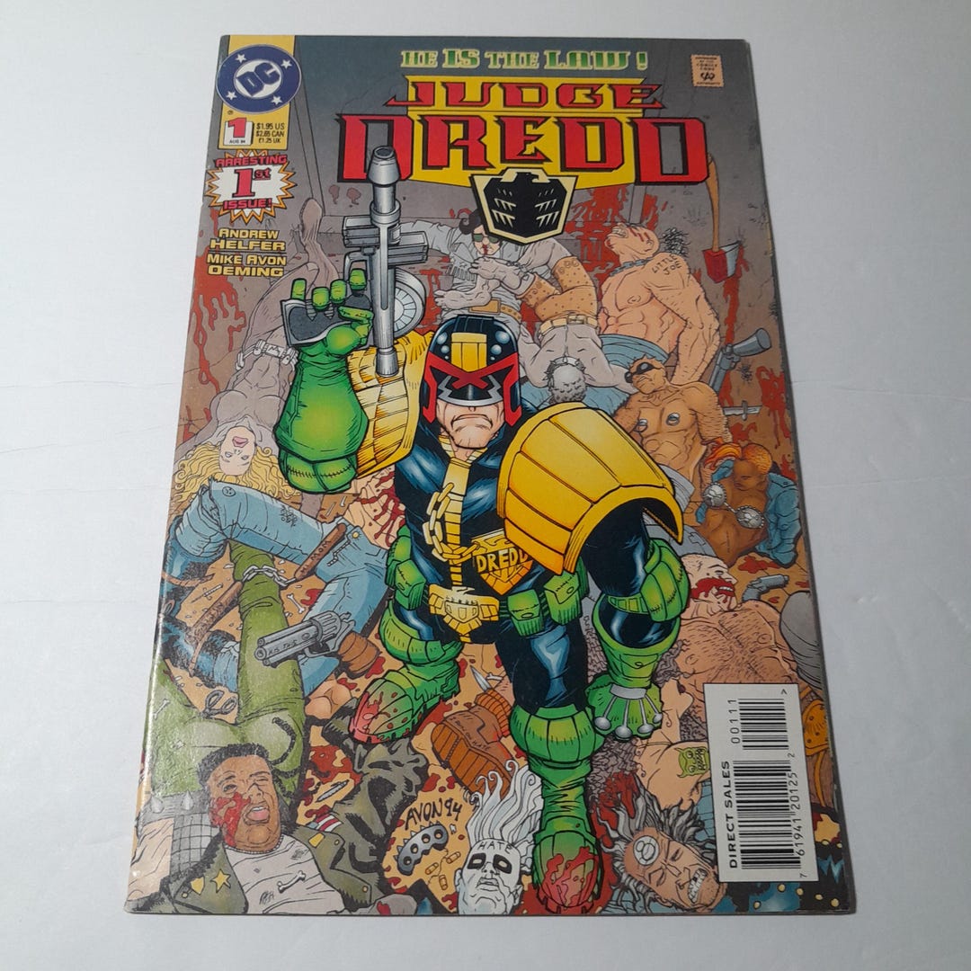 Judge Dredd #1 DC Comic Reader Copy VG Condition Complete Pages as ...