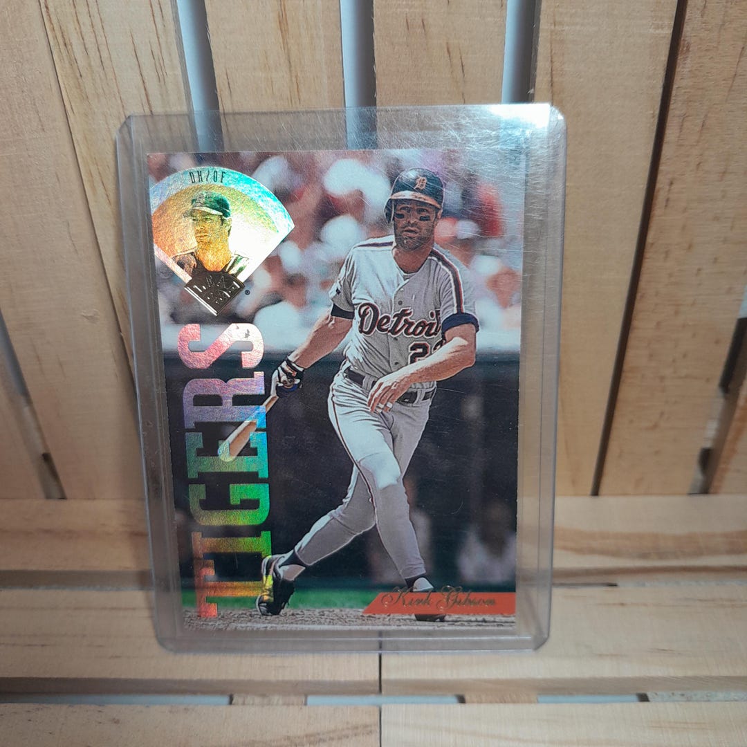 Kurt Gibson 1995 Leaf Base Set Baseball Card Detroit Tigers Star Player ...