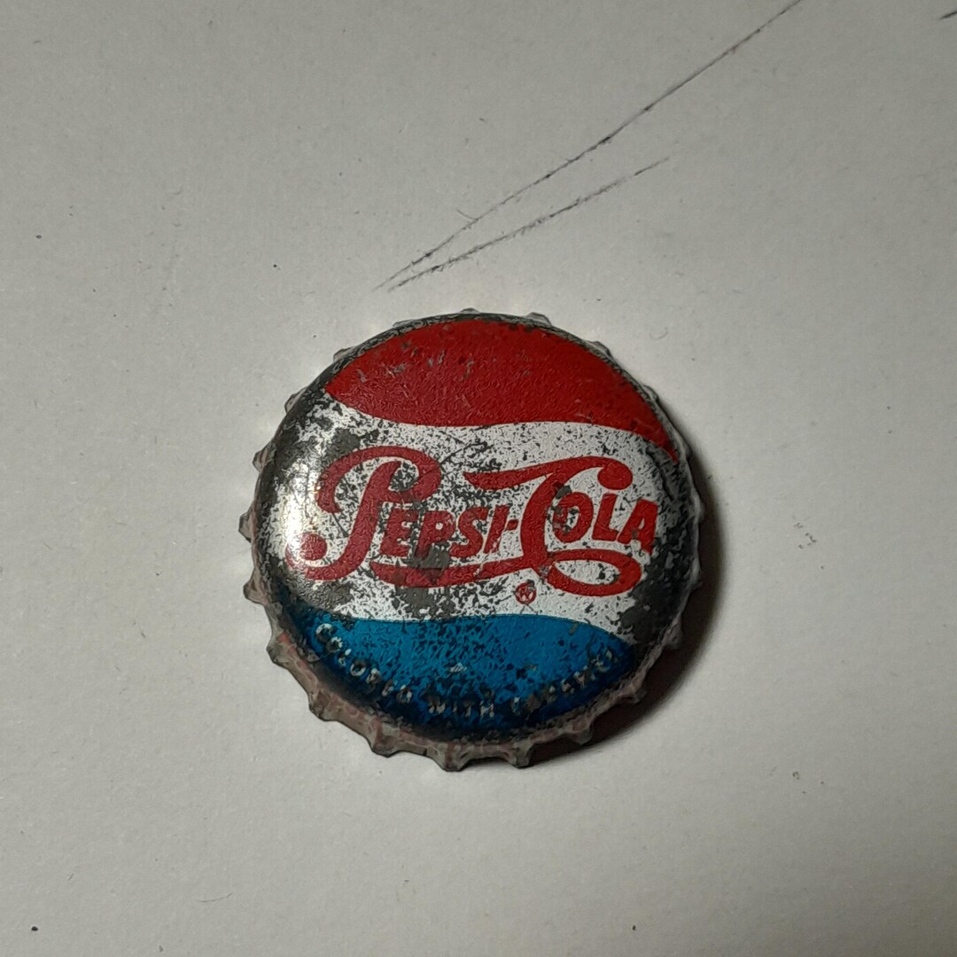 Pepsi Cola Single Dot Logo Hartford Connecticut Vintage Cork Lined Soda ...