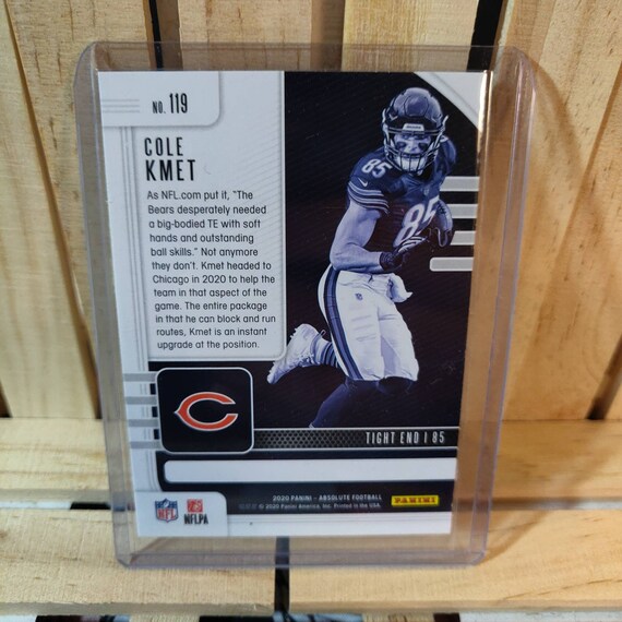 Cole Kmet Rookie RC 2020 Absolute Football Card Panini Chicago Bears ...