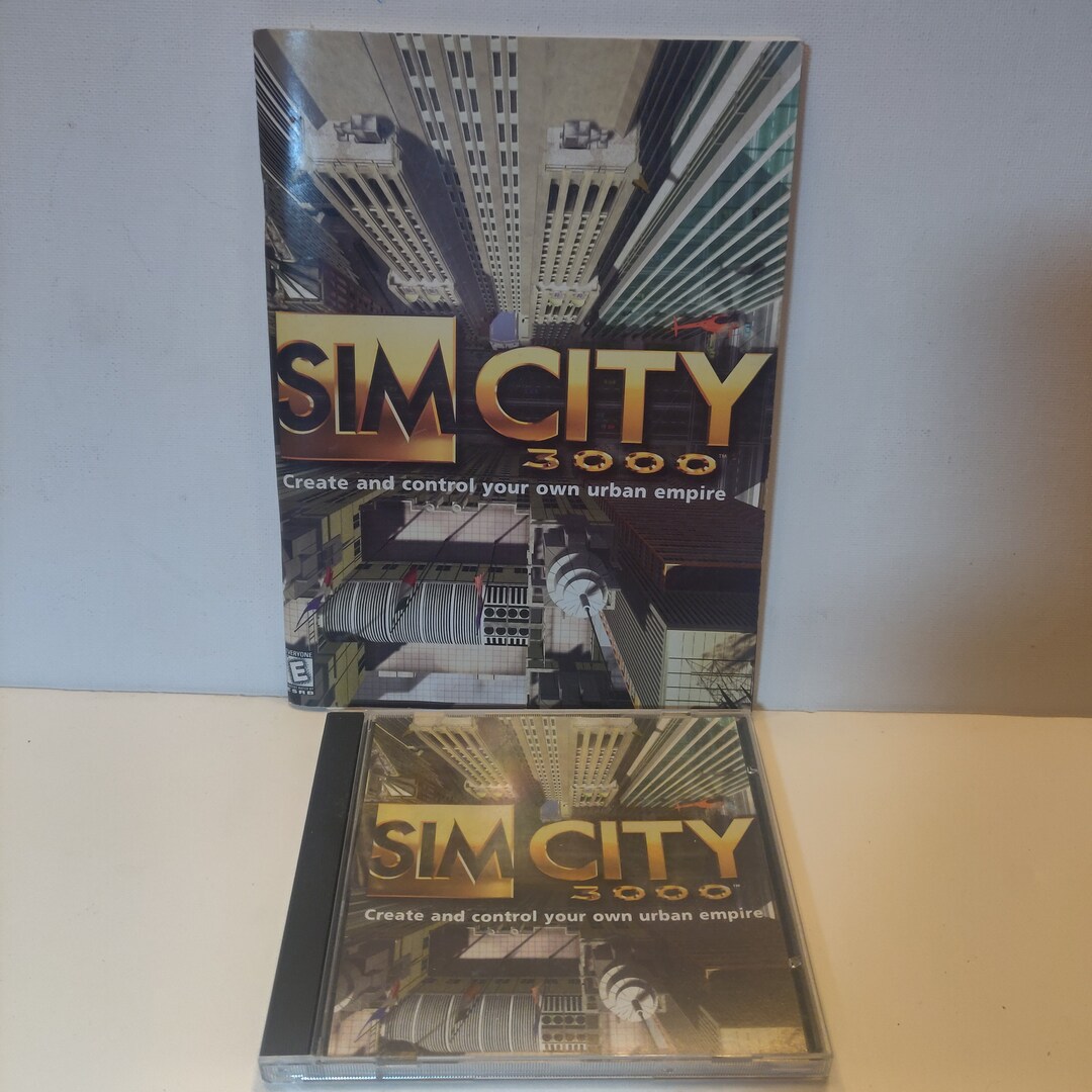 Sim City 3000 Vintage Software Cdrom Windows Game PC With Manual - Etsy