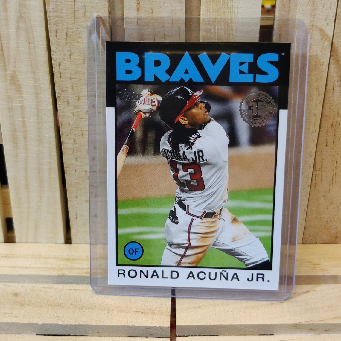 Ronald Acuna Jr 2021 Topps Series 1 1986 35th Anniversary Sub - Etsy