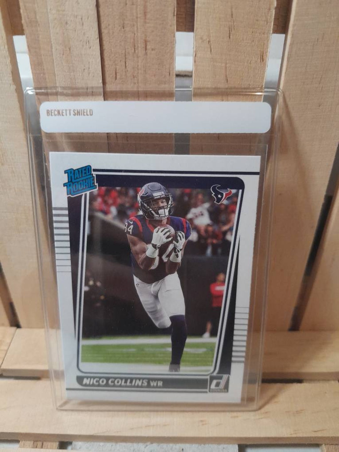 Nico Collins Rated Rookie 2021 Donruss Football Card Base Set Houston ...