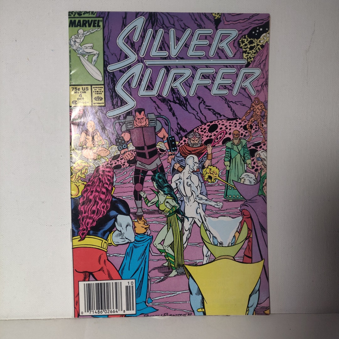 Silver Surfer 4 Marvel Comics Reader Copy VG Condition Complete Pages ...