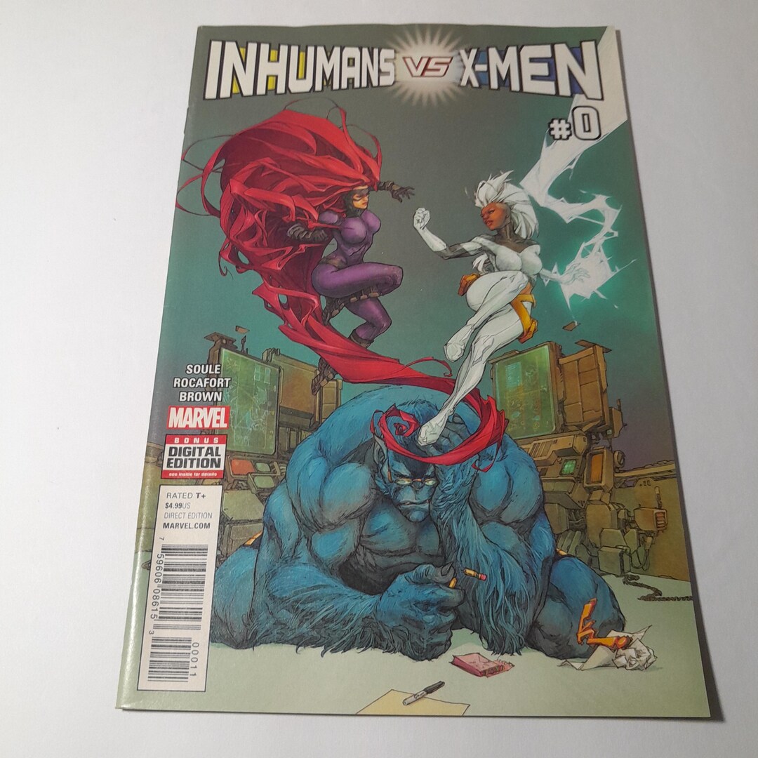 Inhumans Vs X-men 0 Marvel Comics Reader Copy VG Complete Pages as ...