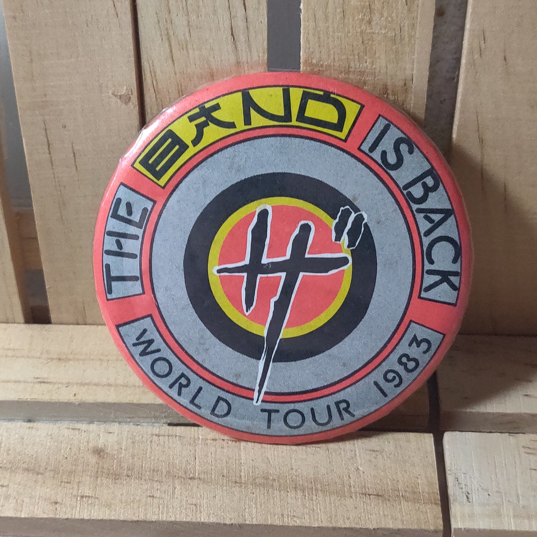 The Band is Back 1983 World Tour Concert Retailer Promo Pinback - Etsy