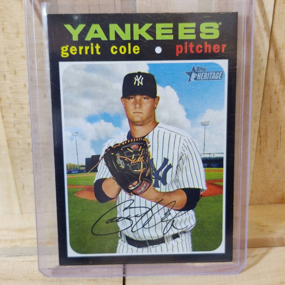 Gerrit Cole 2020 Topps Heritage Base set Baseball Card New | Etsy