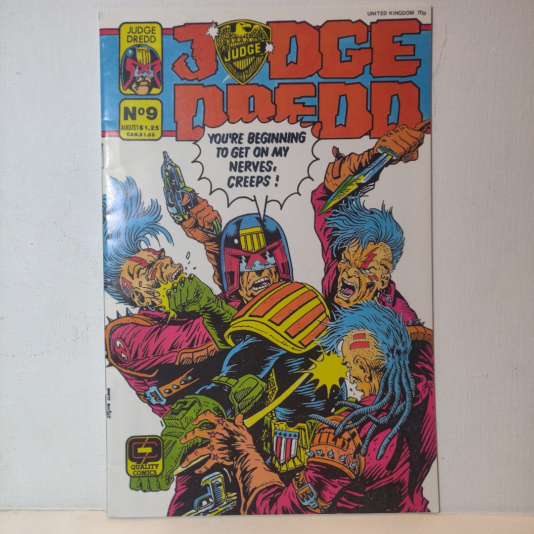 Judge Dredd #9 Quality Comics Reader Copy VG Condition Complete Pages ...