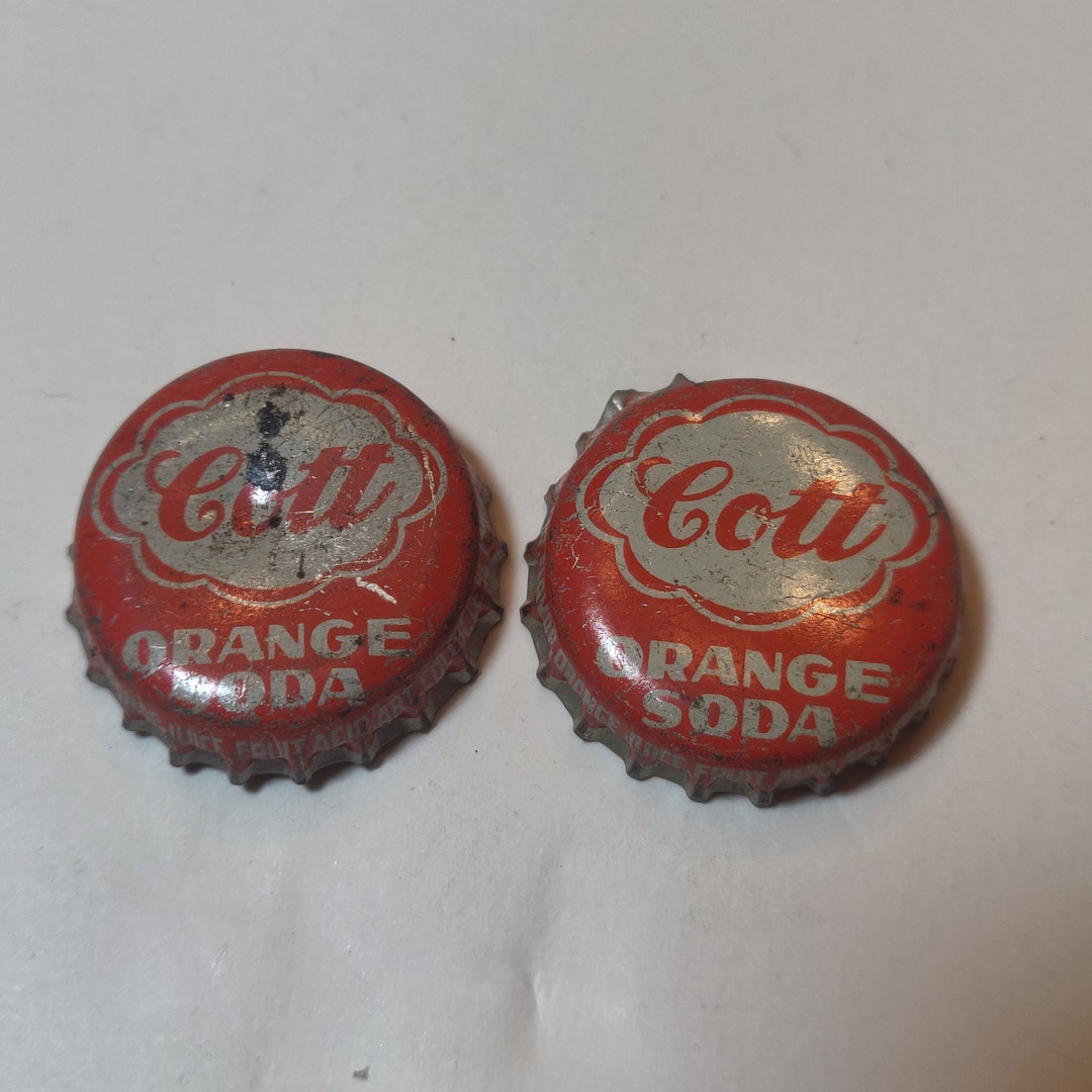 Cott Orange Soda Vintage Cork Lined Bottle Cap Used Lot of 2 - Etsy