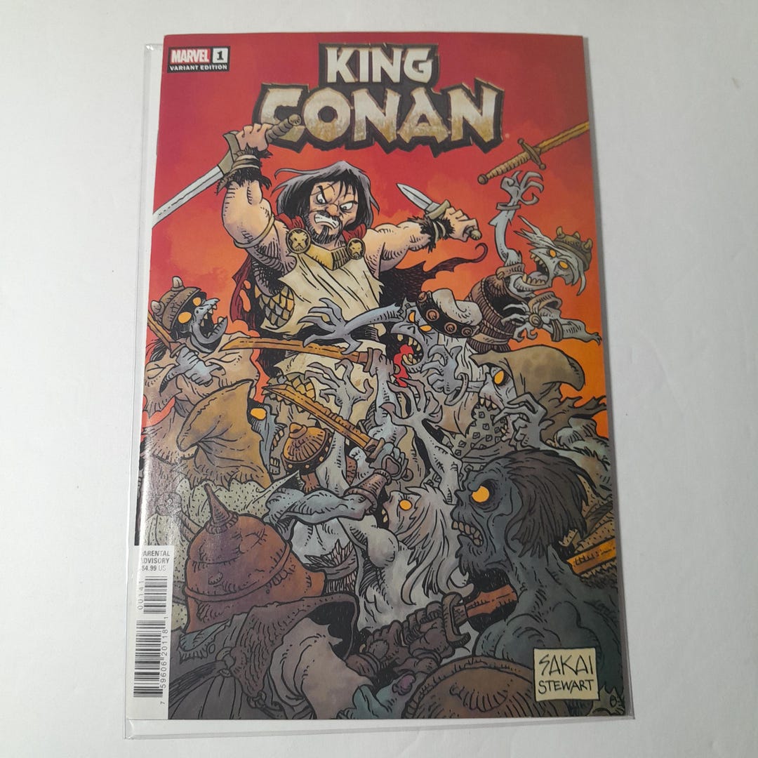 King Conan #1 Variant Cover Marvel Comics Reader Copy VG Condition ...