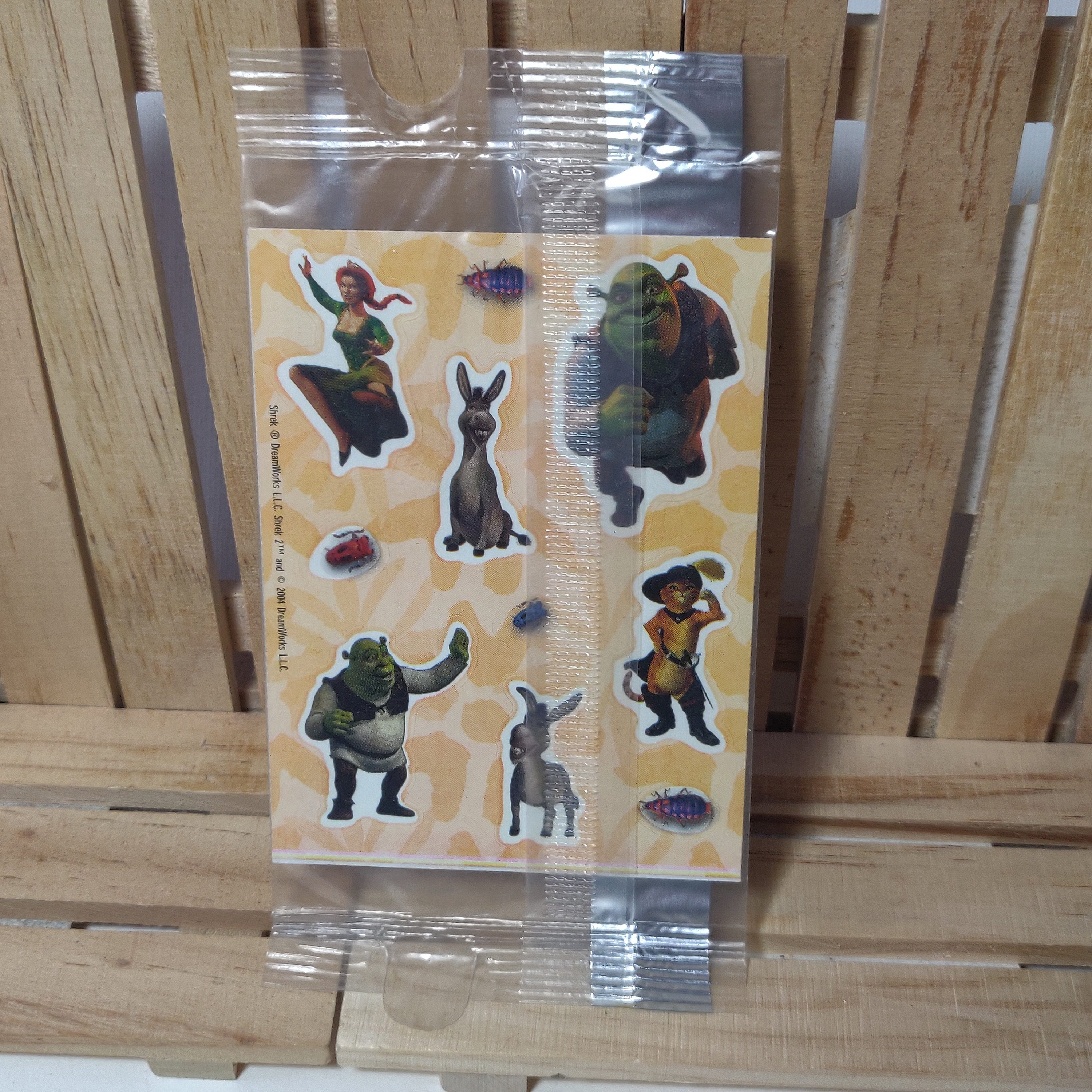 Shrek Stickers Movie Promo Cereal Premium Sealed 2 Sheets - Etsy