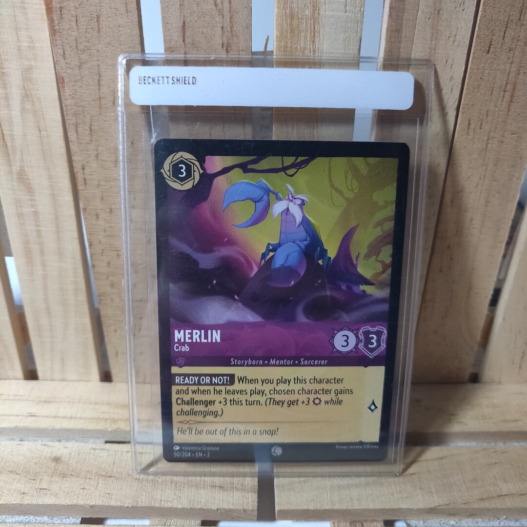 Merlin 50/204 Lorcana Rise of the Floodborn 2023 TCG - Etsy