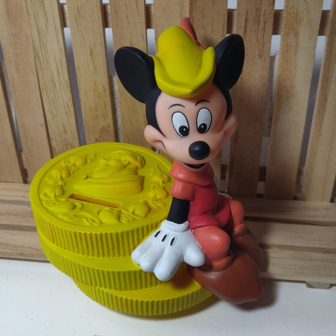Mickey Mouse as Robin Hood Disney Vinyl Coin Bank - Etsy
