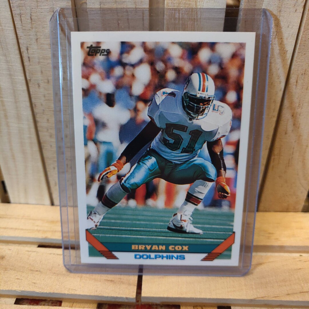 Bryan Cox 1993 Topps NFL Football Karte Miami Dolphins Base Set - Etsy.de