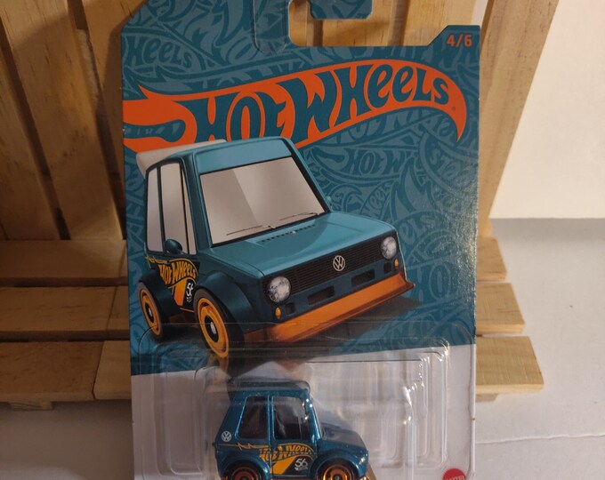 Tooned VW Volkswagen Golf MK/1 Hot Wheels Car 56th Anniversary Toy ...