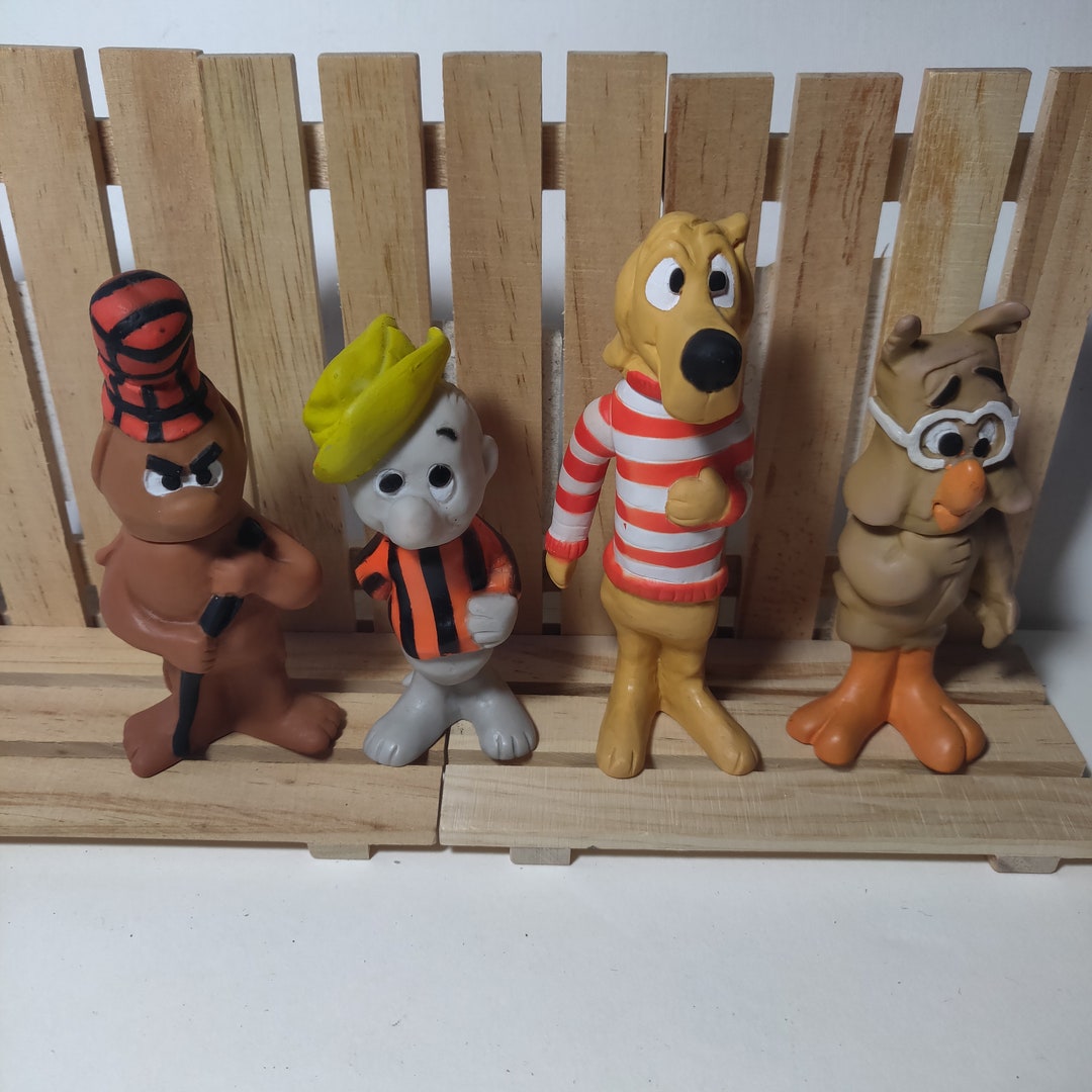 Walt Kelly Set of 4 Character Toys Vinyl Cartoon Figures Excellent ...