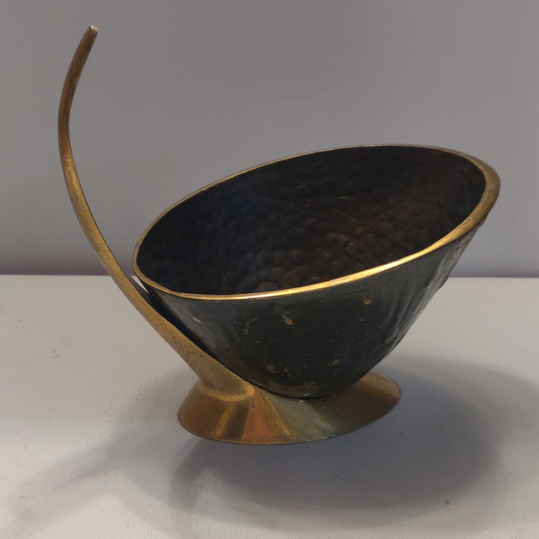Brutalist Period David Palombo Solid Brass Sculptural Libation Cup Made ...