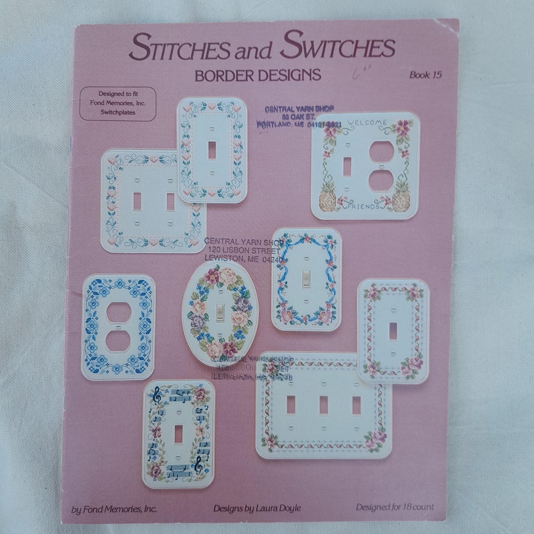 Stitches and Switches Border Designs Fond Memories Cross Stitch Pattern ...