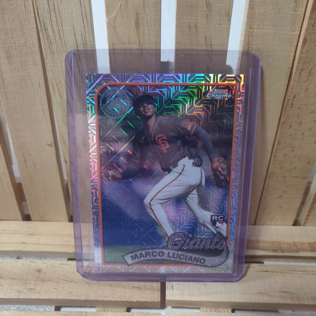 Marco Luciano RC 2024 Topps Series 1 1989 Parallel 35th Anniversary Sub ...