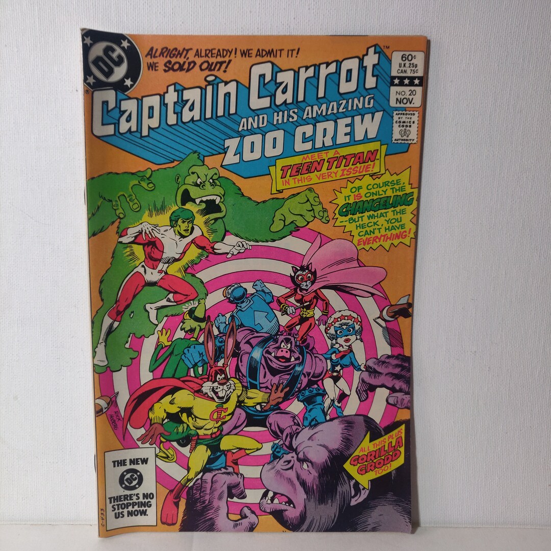 Captain Carrot and His Amazing Zoo Crew #20 DC Comics Reader Copy VG ...