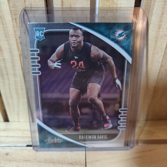 Raekwon Davis RC Rookie 2020 Panini Absolute Football Card Miami ...