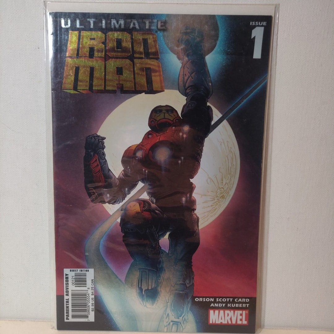 Ultimate Iron Man #1 Foil Variant Cover Marvel Comics Reader Copy VG ...