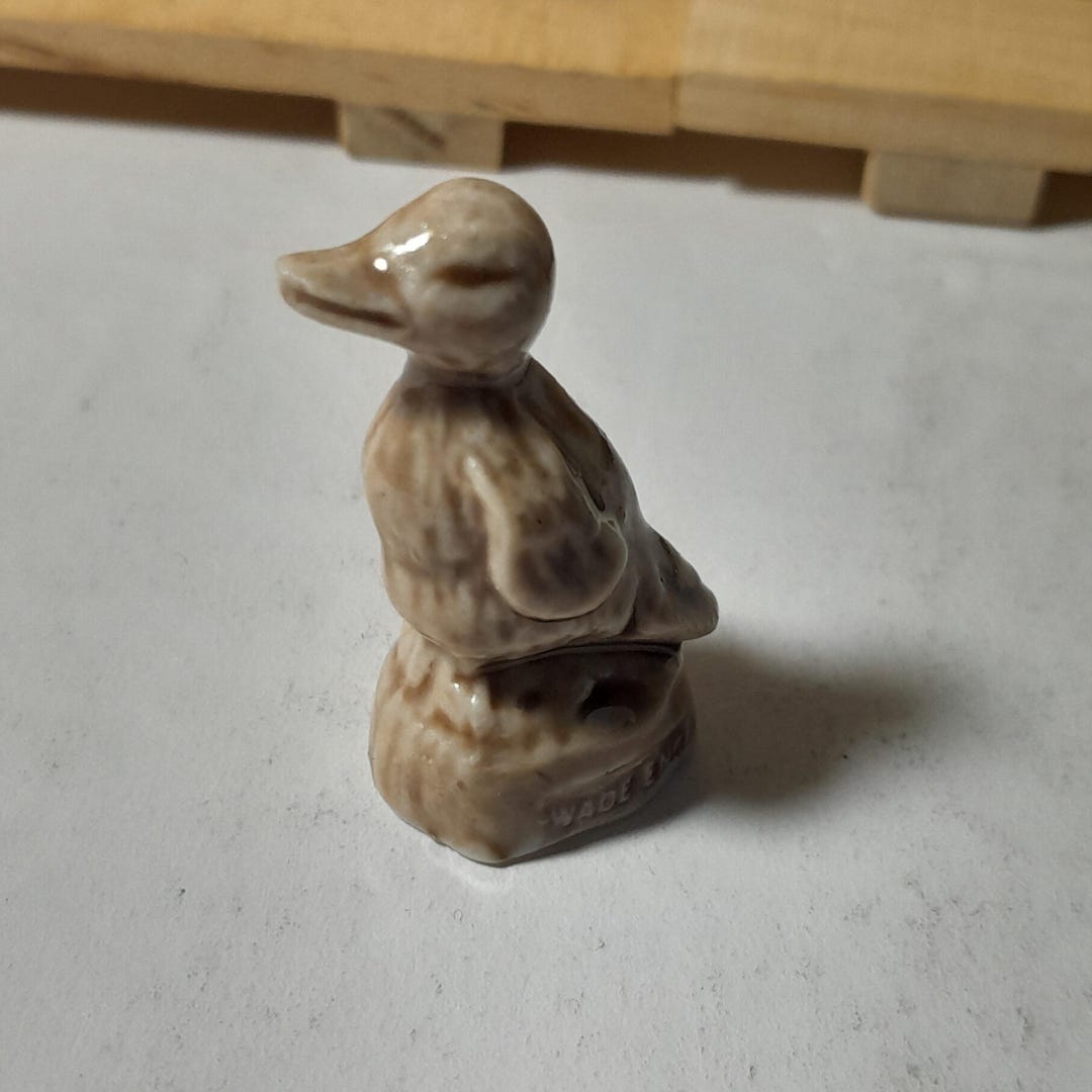 Wade England Duckling Red Rose Tea Figurine Collectible Animal - Etsy