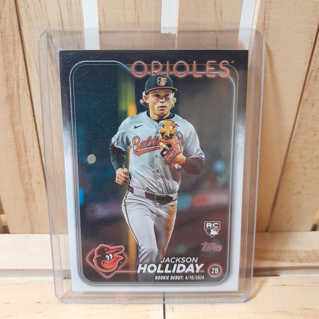 Jackson Holliday RC Rookie Debut 2024 Topps Update Series Base Set ...