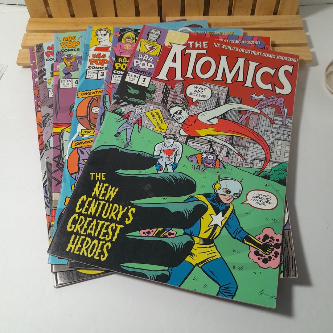 The Atomics #1 Thru 6 AAA Pop Comics Reader Copy VG Condition Complete ...