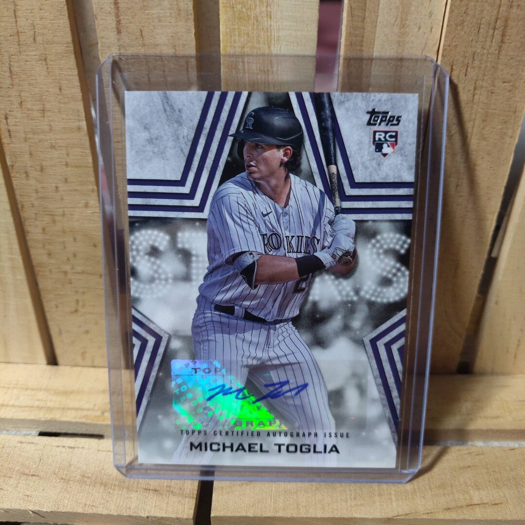 Michael Toglia RC Autograph 2023 Topps Series 1 Rookie Auto - Etsy
