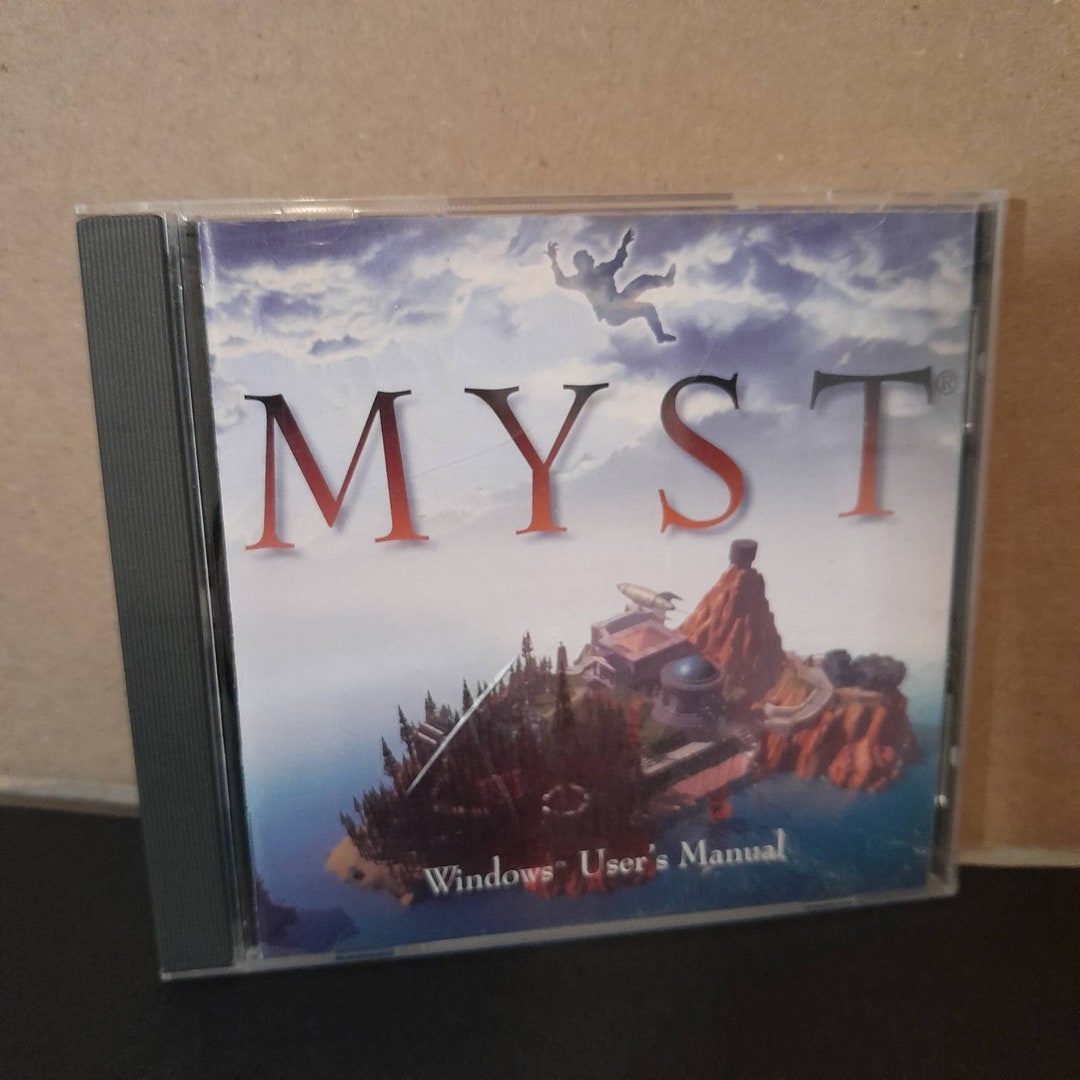 Myst Award Winning Vintage Software Cdrom Windows Game PC Broderbund - Etsy