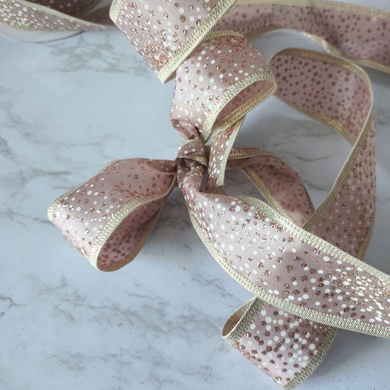 Rose Gold Ribbon - Etsy