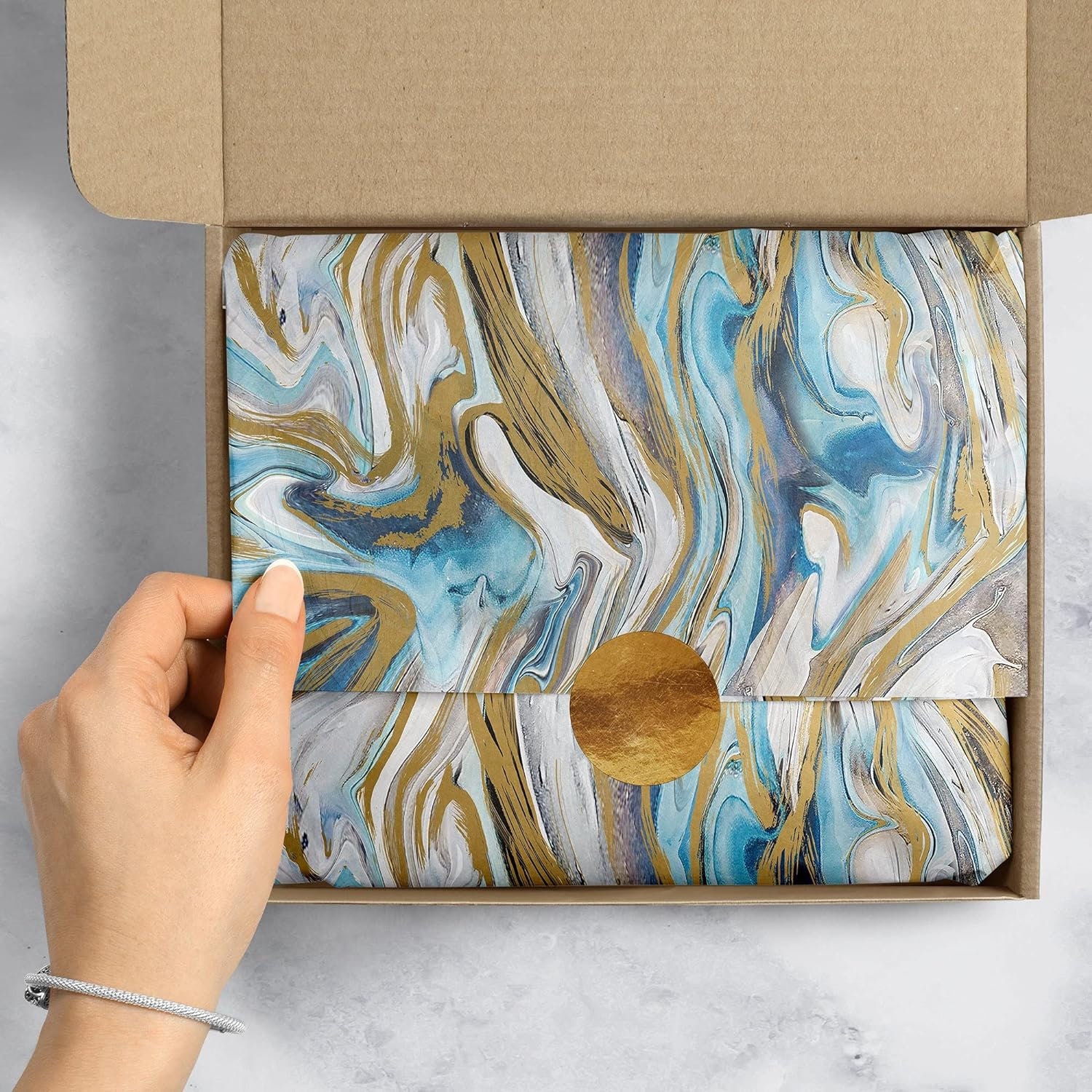 10 Ct Marbleized Magic Tissue Paper Gift Tissue Paper 20
