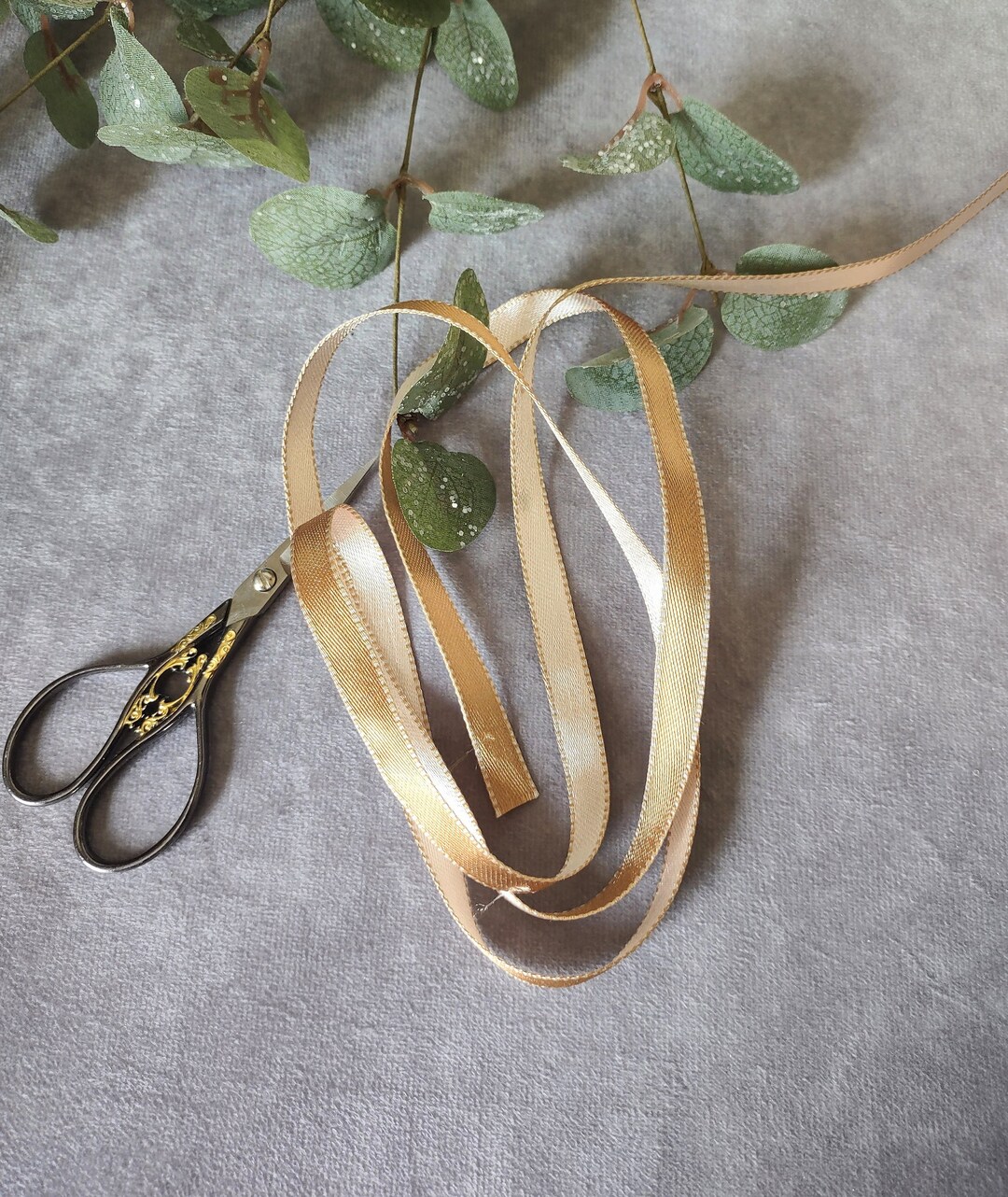 3/8 Inch Reversible Two-color Satin Ribbon With Woven Stitched Edge ...
