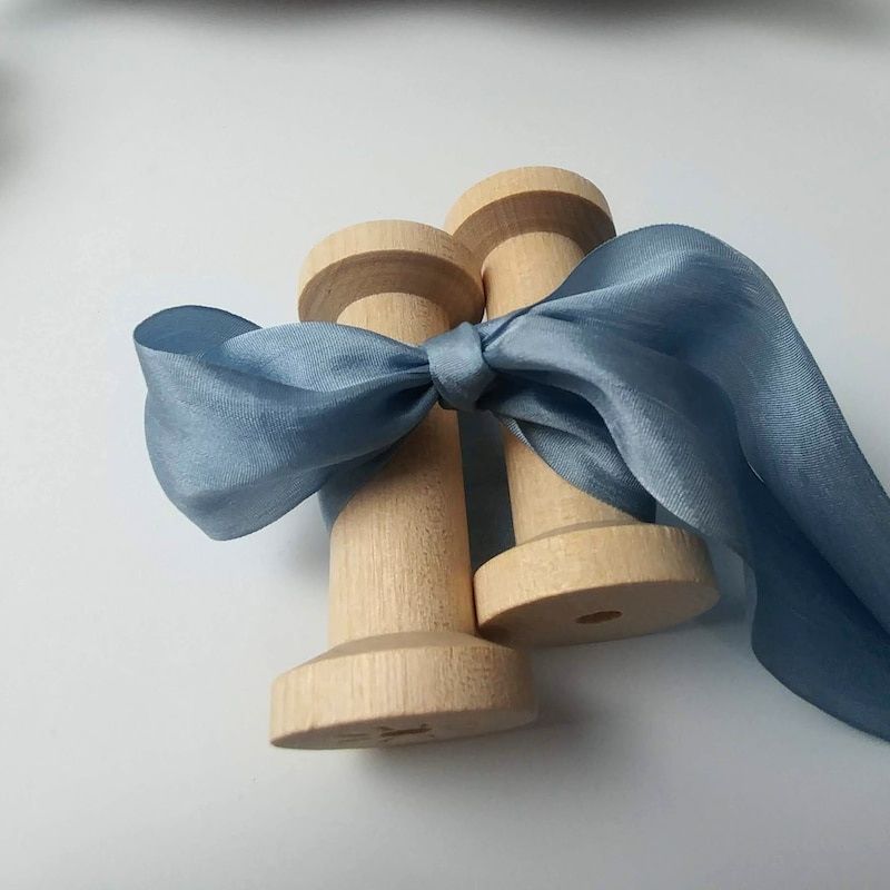 Slate Blue Ribbon - Etsy
