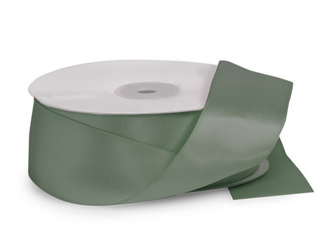 5 Yds Dark Shale Premium Double Faced Satin Ribbon, 1-1/2"x5 Yards ...
