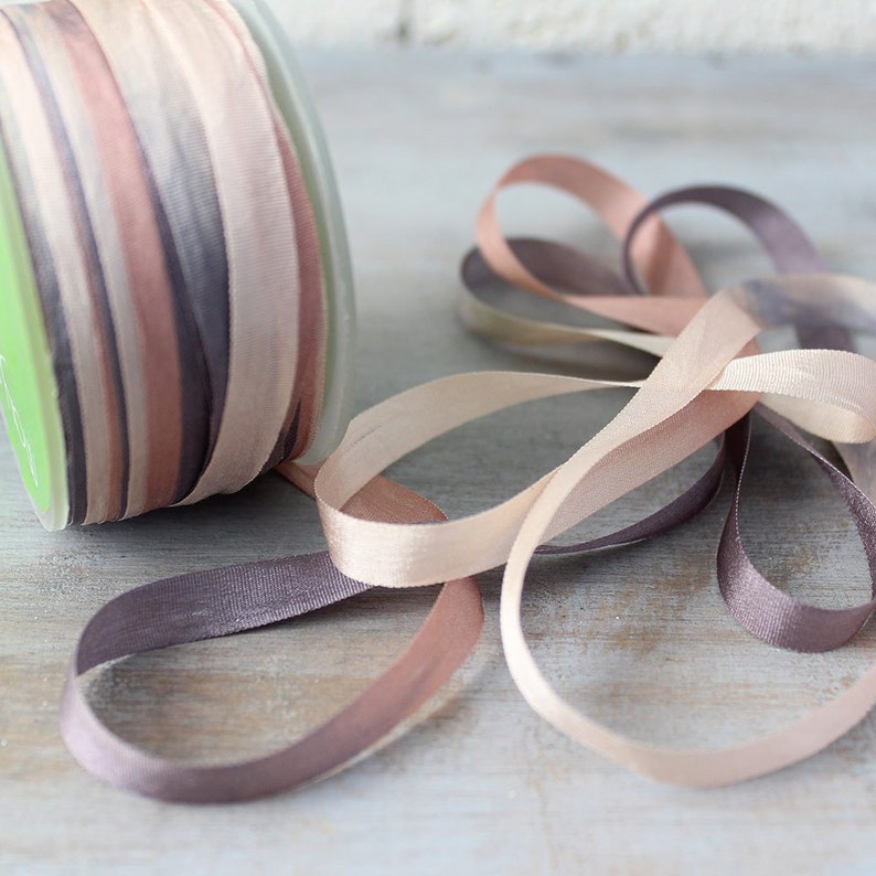 1/4 Inch Gypsy Variegated Silk Ribbon - Etsy