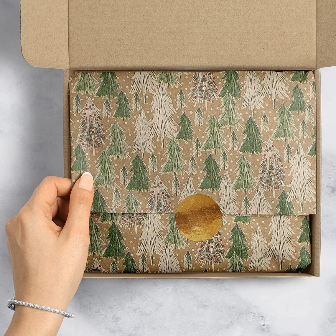 10 Ct Opulent Tree Tissue Paper Gift Tissue Paper 20" X 30" - Etsy