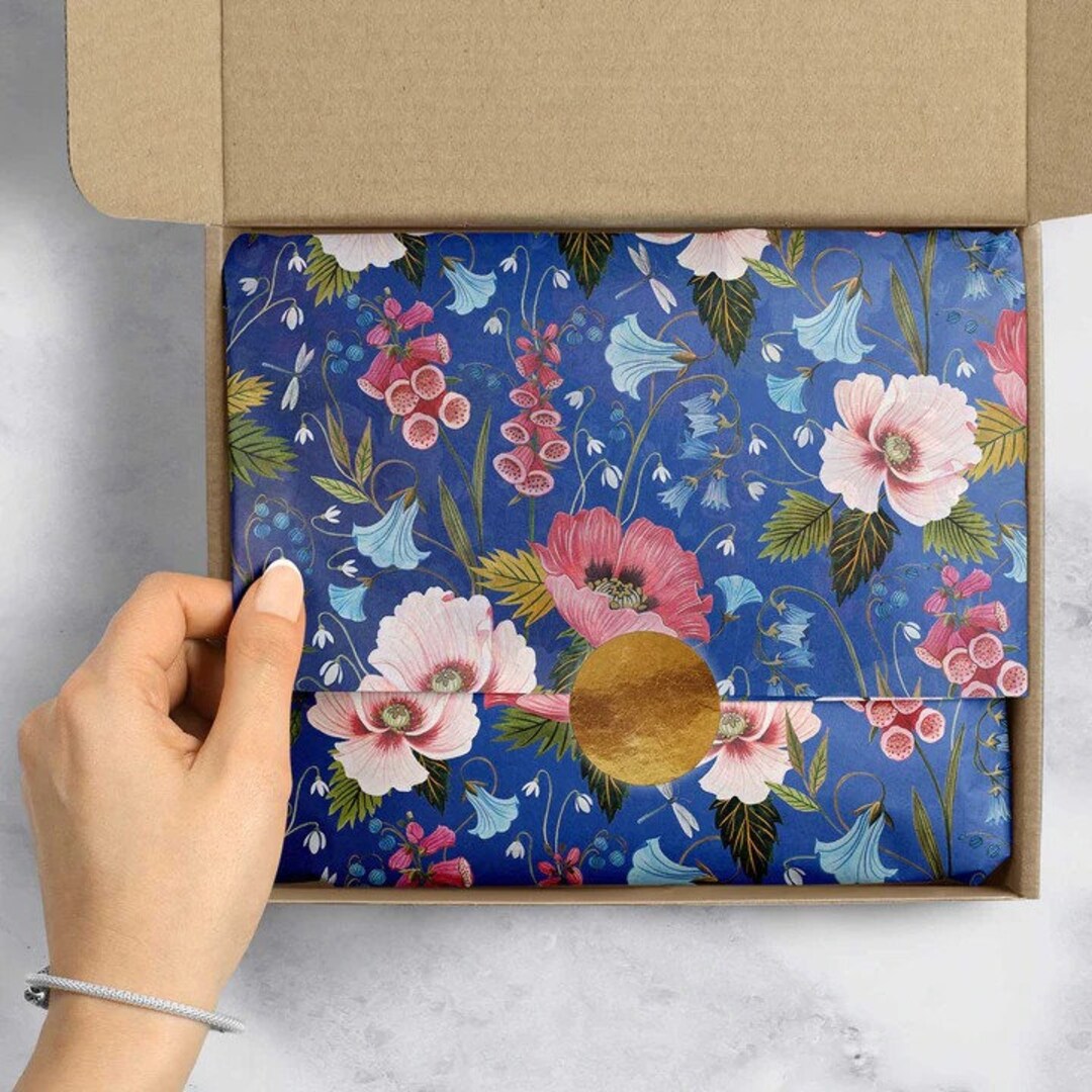 Floral Design Gift Tissue Paper 20" X 30", Blooming - Etsy