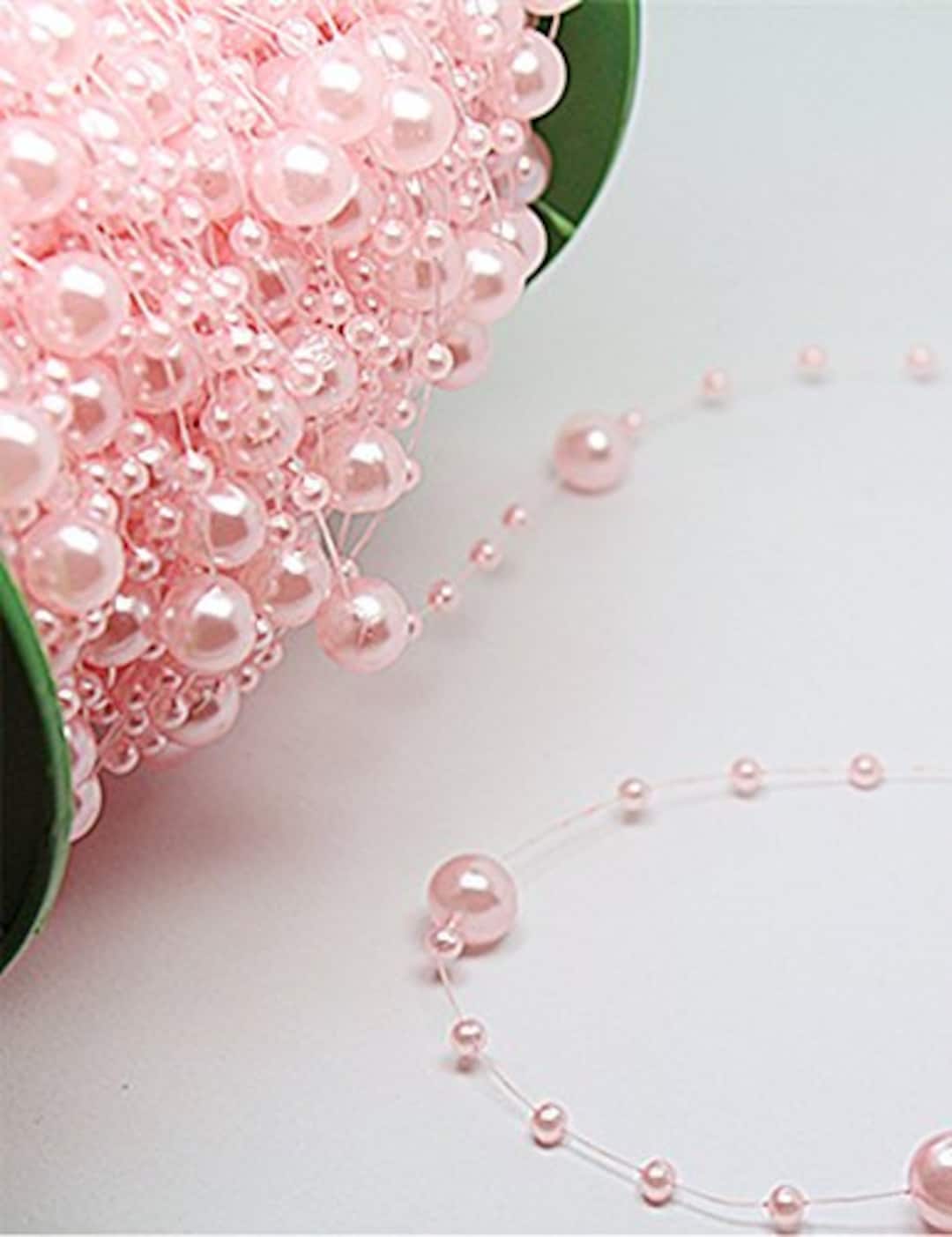 Pink Bead Garland, Beads BTY, Pink String Beads - Etsy