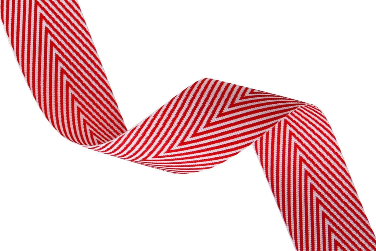 Ruban sergé Chevron rouge 3/4 pouce de large par verge ruban - Etsy France