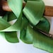 Green Silk Ribbon, 1.25 Inch Silk Ribbon, Green Ribbon. Gift Wrap ...