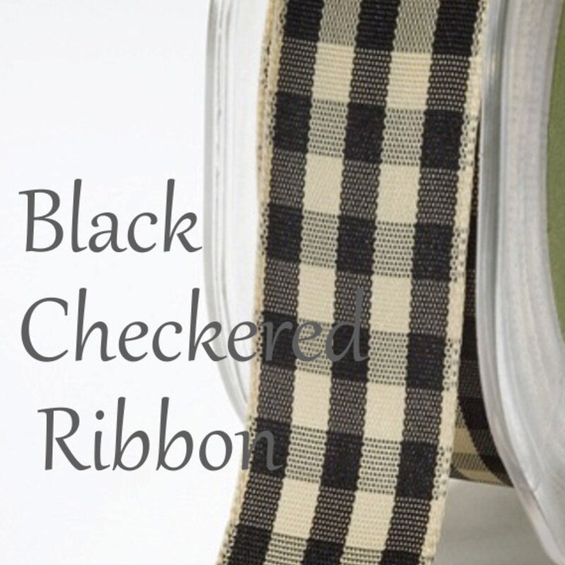Checkered Ribbon - Etsy