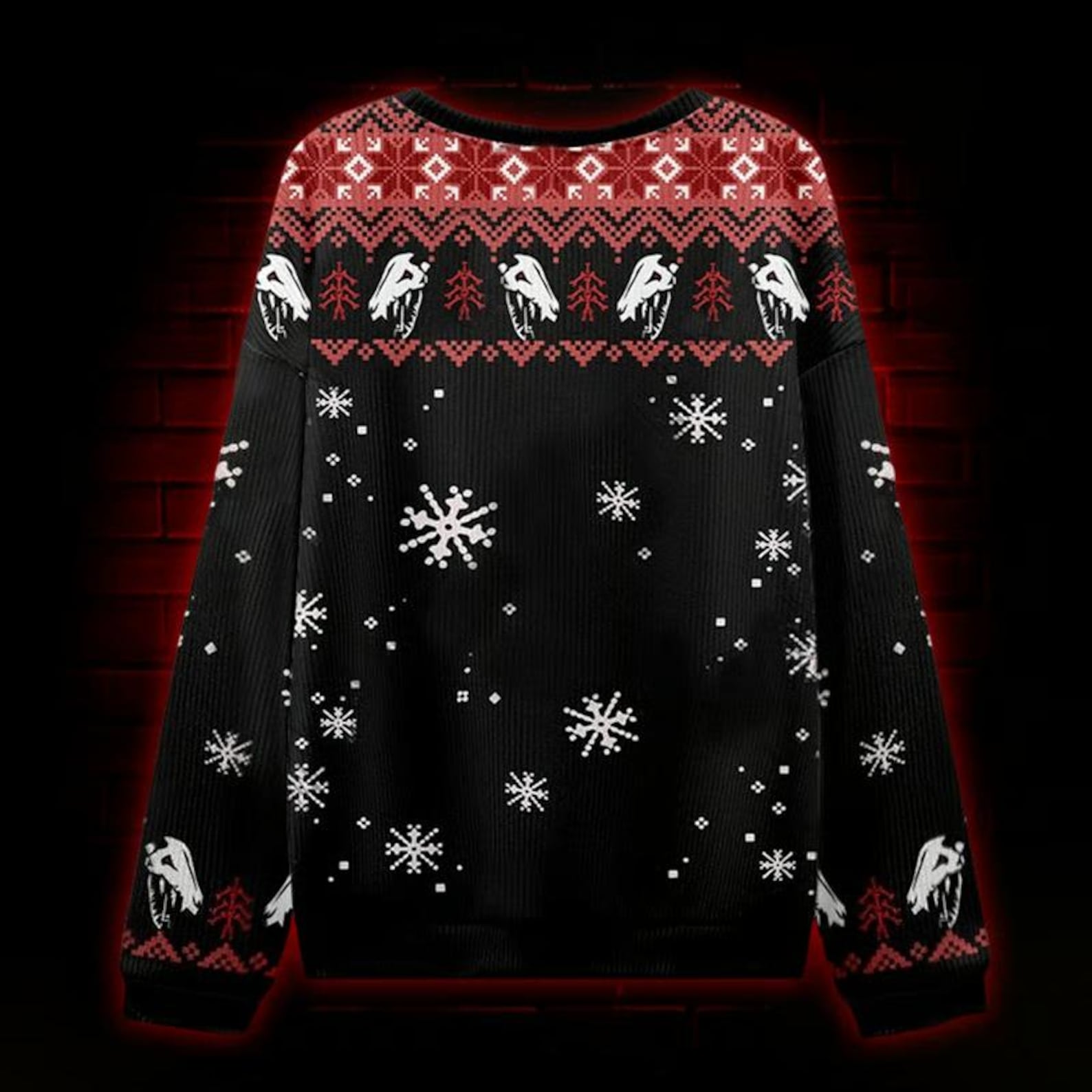 Wendigo Christmas Sweater, Creepy Forest Monster Ugly Xmas Sweater ...