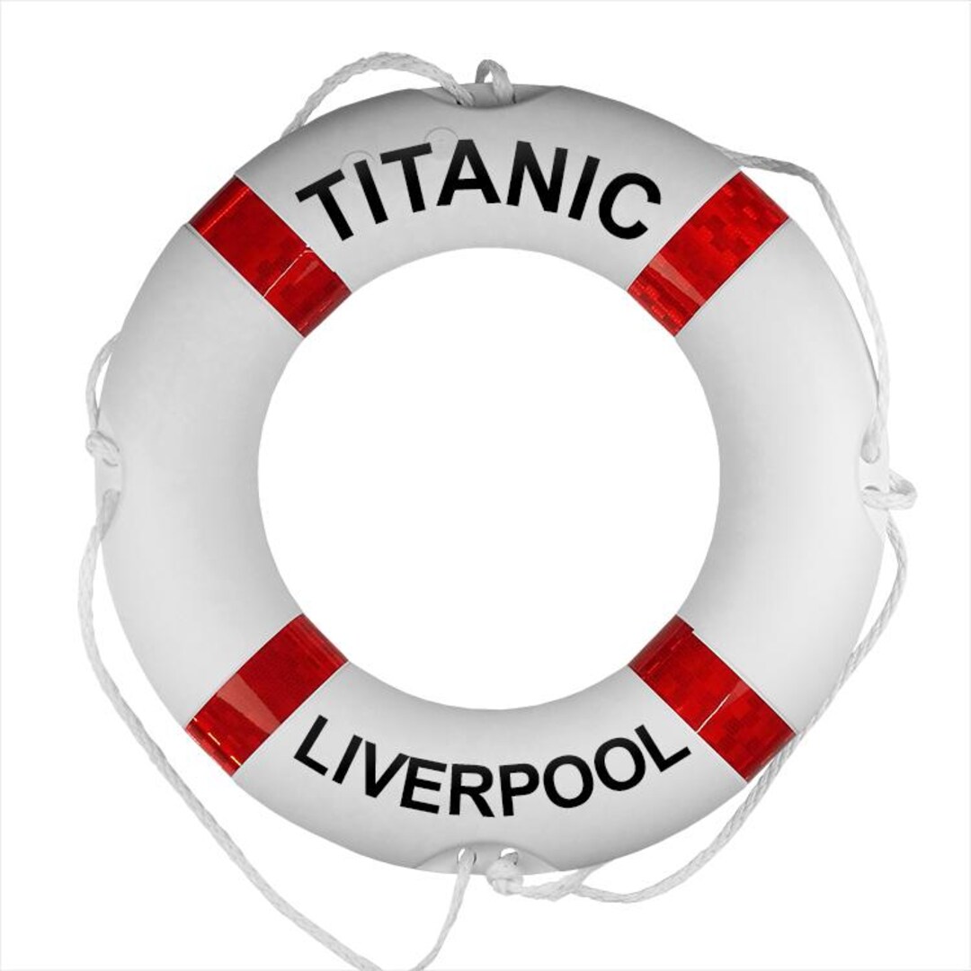 Custom Life Ring With Red Stripes – Personalized Nautical Decor ...