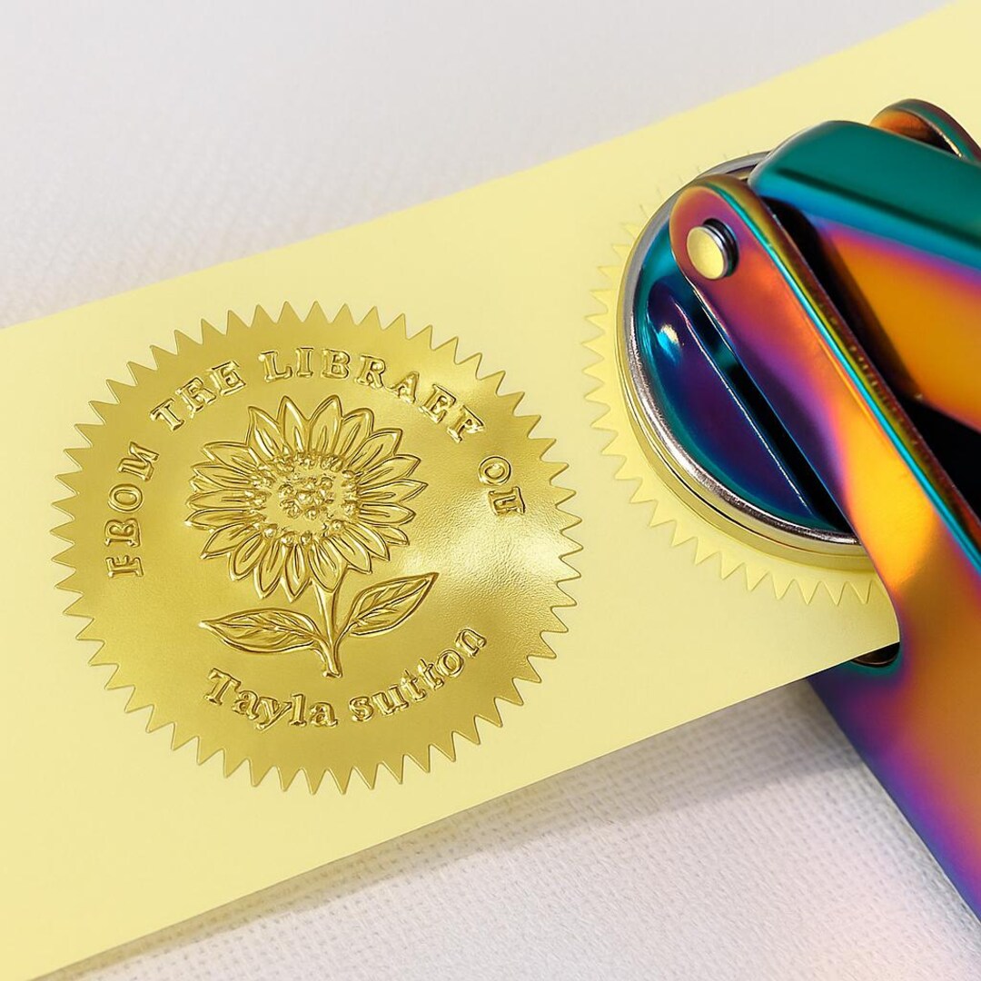 Booker Embosser, Custom Wedding Logo Embosser: Personalized Stationery ...
